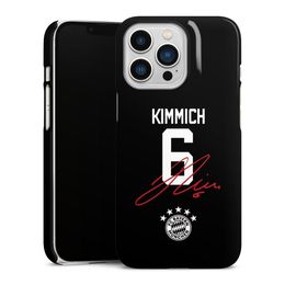DeinDesign iPhone 13 Pro Handy Premium Case Smartphone Handyh&uuml;lle Schutzh&uuml;lle gl&auml;nzend Fcb Fc Bayern M&uuml;nchen Kimmich Premium Case