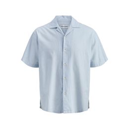 Jack & Jones Jack & Jones Damen Kurzarmhemd &raquo;JJEBREEZE LINEN BLEND RESORT SHIRT SS SN&laquo; mit Knopfleiste S, N-Gr