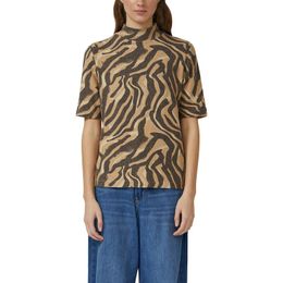s.Oliver Damen s.Oliver T-Shirt mit All-Over Print 46
