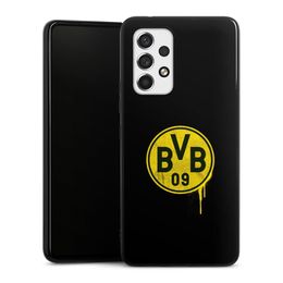 DeinDesign Galaxy A53 5G Handy Silikon H&uuml;lle Case schwarz Handyh&uuml;lle Official Licensed Product Borussia Dortmund Bvb