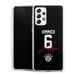 DeinDesign Galaxy A33 5G Handy Silikon H&uuml;lle Case wei&szlig; Handyh&uuml;lle Kimmich Fc Bayern M&uuml;nchen Fcb Silikon Case