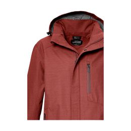 Killtec Herren Outdoorjacke &raquo;KOS 256 MN JCKT&laquo; Wasser- und winddichte Herrenjacke, atmungsaktiv, abnehmbare Kapuze rot XXL