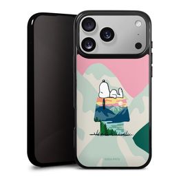 DeinDesign iPhone 17 Pro Max Handy Silikon H&uuml;lle Case schwarz Handyh&uuml;lle Official Licensed Product Peanuts Snoopy
