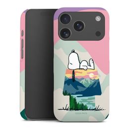 DeinDesign iPhone 17 Pro Handy Premium Case Smartphone Handyh&uuml;lle Schutzh&uuml;lle gl&auml;nzend Official Licensed Product Peanuts Snoopy Premium Case
