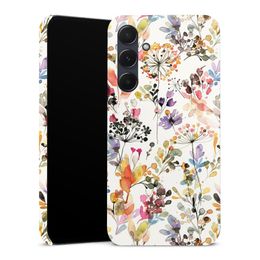 DeinDesign Galaxy A55 5G Handy Premium Case Smartphone Handyh&uuml;lle Schutzh&uuml;lle matt Pastel Flower Muster Premium Case