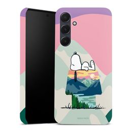 DeinDesign Galaxy A55 5G Handy Premium Case Smartphone Handyh&uuml;lle Schutzh&uuml;lle gl&auml;nzend Official Licensed Product Peanuts Snoopy Premium Case