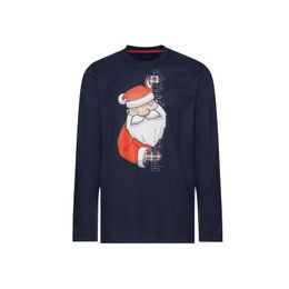 TRIGEMA Jungen Sweatshirt &raquo;TRIGEMA Pyjama-Oberteil mit Weihnachtsmann-Motiv&laquo; 140