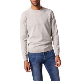 Rundhalspullover Pierre Cardin "Strick RH", Herren, Gr. XXL, grau (sharkgray), Strick, Obermaterial: 100% Baumwolle, unifarben, regular fit normal, Rundhals, Rippb&uuml;ndchen, Pullover Rundhalspullover, mit Rippb&uuml;ndchen