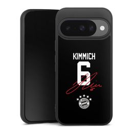 DeinDesign Google Pixel 10 Handy Premium Silikon H&uuml;lle Handyh&uuml;lle schwarz Case Fcb Fc Bayern M&uuml;nchen Kimmich Silikon Premium Case