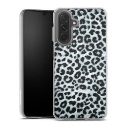 DeinDesign Galaxy A26 Handy Silikon H&uuml;lle Case transparent Handyh&uuml;lle Leo Print Fur Animal Look Silikon Case