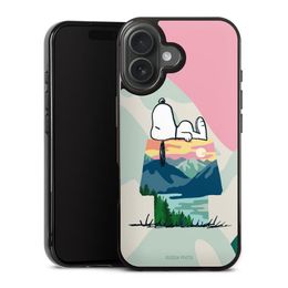 DeinDesign iPhone 17 Handy Silikon H&uuml;lle Case schwarz Handyh&uuml;lle Official Licensed Product Peanuts Snoopy