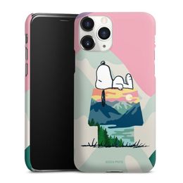 DeinDesign iPhone 11 Pro Handy Premium Case Smartphone Handyh&uuml;lle Schutzh&uuml;lle matt Snoopy Peanuts Official Licensed Product Premium Case