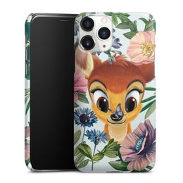 DeinDesign iPhone 11 Pro Handy Premium Case Smartphone Handyh&uuml;lle Schutzh&uuml;lle gl&auml;nzend Disney Flowers Bambi Premium Case