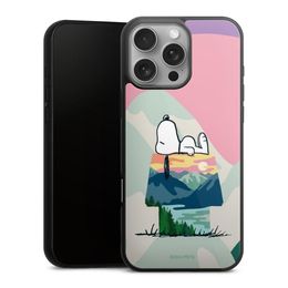 DeinDesign iPhone 16 Pro Max Handy Gallery Case Handyh&uuml;lle 9H Geh&auml;rtetes Glas R&uuml;ckseite H&uuml;lle Official Licensed Product Peanuts Snoopy Gallery Case