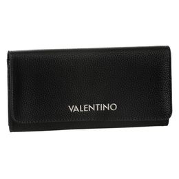 Valentino Handbags Geldb&ouml;rse VALENTINO BAGS "BRIXTON", Damen, schwarz, Lederimitat, Kleinlederwaren, Damen Geldbeutel, Portemonnaie mit Logoschriftzug