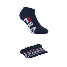 Fila Damen Socken &raquo;UNISEX INVISIBLE SOCKS&laquo; 6 Paar tlg. gro&szlig;er Markenschriftzug seitlich 39-42