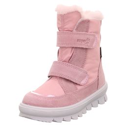 Winterstiefel Superfit "FLAVIA WMS: Mittel", Damen, Gr. 25, rosa, Leder, Polyester, Veloursleder, Schuhe Winterstiefel, Stiefel mit wasserdichtem GORE TEX, Gr&ouml;&szlig;enschablone zum Download