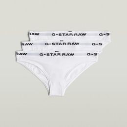G-Star Raw G-Star Damen G-STAR Slip Packung, 3 Stk. im Dreierpack wei&szlig; M (38), 3 Stk.