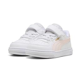 Sneaker Puma "Caven III Sneakers Kinder", Damen, Gr. 20, wei&szlig; jasmine flower rosy outlook pink, Obermaterial: Textil, Synthetik. Futter: Textil. Innensohle: Textil, Keine Angabe. Laufsohle: Gummi, Schuhe Sneaker