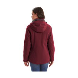Killtec Damen Outdoorjacke &raquo;KOW 140 WMN JCKT&laquo; Wasserdichte Damenjacke, atmungsaktiv, abnehmbare Kapuze rot 38