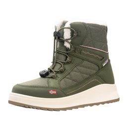Winterstiefel Trollkids "GIRLS ARENDAL WINTER BOOTS XT", M&auml;dchen, Gr. 28, gr&uuml;n (dusky olive, pink dawn), Synthetik, Textil, mehrfarbig, Schuhe Winterstiefel, Snowboots, Winterstiefel, Winterschuhe, f&uuml;r Kinder, wasserdicht
