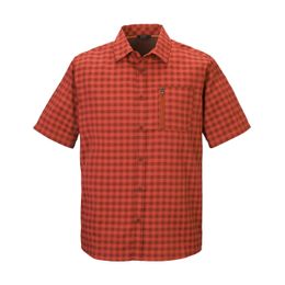 Funktionshemd Killtec "KOS 44 MN WVN SHRT", Herren, Gr. M, Normalgr&ouml;&szlig;en, ocker, Obermaterial: 100% Polyester, Hemden, Atmungsaktiv, schnelltrocknend, wasserabweisend