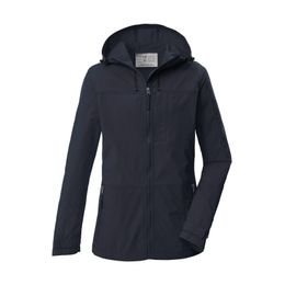 G.I.G.A. by Killtec Funktionsjacke "GS 17 WMN JCKT", Damen, Gr. 48, navy, Obermaterial: 100% Polyester;Futter: 80% Polyester, 20% Baumwolle, G.I.G.A. DX BY KILLTEC, Jacken Funktionsjacke, Leichte, schnelltrocknende Damenjacke mit verstellbarer Kapuze