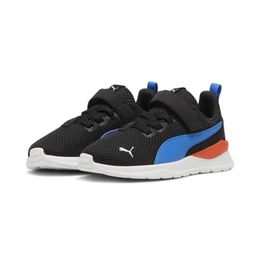 Sneaker Puma "Anzarun Lite Kids Sneaker Kinder", Kinder, Gr. 27,5, schwarz hyperlink blau wei&szlig; rotmazing, Obermaterial: Textil, Synthetik. Futter: Textil. Innensohle: Textil. Laufsohle: Synthetik, Gummi, Schuhe Sneaker