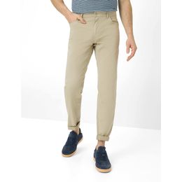 5-Pocket-Hose Brax "Style COOPER", Herren, Gr. 31, L&auml;nge 32, moosgr&uuml;n, Web, 78% Baumwolle, 19% Lyocell, 3% Elasthan, Hosen 5-Pocket-Hose