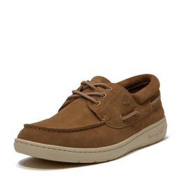 Bootsschuh Timberland "PORTOFINO PIER BOAT SHOE", Herren, Gr. 47,5, md beige suede, Leder, Schuhe Bootsschuh, aus Premium Timberland Leder