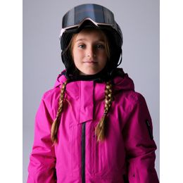 Skijacke name it "NKNSLOPE10 JACKET SKI EDITION FO NOOS", Kinder, Gr. 128, pink (pink glo), Web, Obermaterial: 100% Polyester, kontrastfarbene Details, unifarben, regular fit normal, mit Riegel,verstellbar Windstopperb&uuml;ndchen, Jacken Skijacke, Skipasstasche, Recco-Reflektor, winddicht, wasserdicht