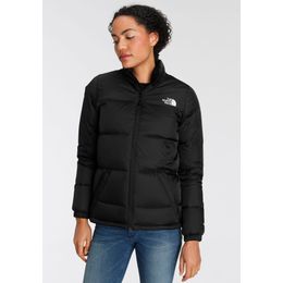 Daunenjacke The North Face "W DIABLO DOWN 2.0 JACKET", Damen, Gr. L, schwarz (tnf schwarz heather, tnf blk), Obermaterial: 100% Polyester. Wattierung: 90% Daunen, 10% sonstige Federn, hoch geschlossener Ausschnitt, Jacken Daunenjacke, winddicht, mit sehr warmer Daunenf&uuml;llung, sportlicher Stil