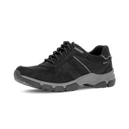 Sneaker Gabor "Sneaker low", Herren, Gr. 42, schwarz, Schuhe Sneaker