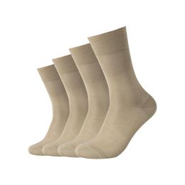 Camano Herren Socken &raquo;ca-soft&laquo; 4 Paar tlg. mit hoher Verarbeitungsqualit&auml;t beige 39-42