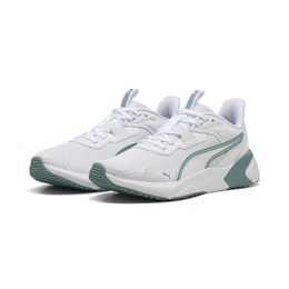 Trainingsschuh Puma "Disperse XT 4 Trainingsschuhe Erwachsene", Damen, Gr. 44, wei&szlig; baltic sea blau, Obermaterial: Synthetik, Textil. Futter: Textil. Innensohle: Textil. Laufsohle: Synthetik, Gummi, Schuhe