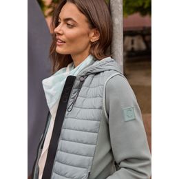 Cecil Outdoorjackekelp gr&uuml;n, Gr. XL, unifarben, Stoff, Obermaterial: 62% Polyester, 33% Viskose, 5% Elasthan; Obermaterial 2: 84% Viskose,