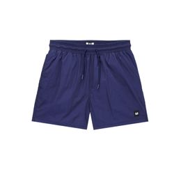 Badeshorts Weekend Offender "STACKS SWIM SHORT Herren", Herren, Gr. XL, schwarz sapphire, 100% Nylon, Badehosen Badeshorts, Shorts Herren, leichte Sommerhose, kurze Hose, Badeshorts, Sale