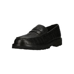 Slipper Clarks "Berwick", Herren, Gr. 44, schwarz, Leder, Schuhe Slipper, mit EXTRALIGHT-Sohle