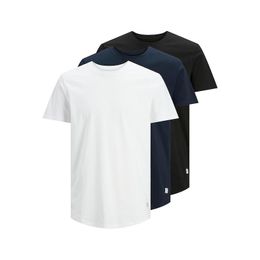 Jack & Jones Jack & Jones Herren Rundhalsshirt &raquo;JJENOA TEE SS CREW NECK 3PK MP NOOS&laquo; Packung, 3er-Pack, 3 Stk. blau M