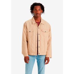 Levi's Steppjacke LEVI'S "RELAXED FIT PADDED", Herren, Gr. L, braun (true chino), Obermaterial: 100% Polyester, relaxed fit, Jacken Steppjacke