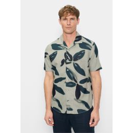Kurzarmhemd OLYMP "OLYMP Casual, regular fit, Reverskragen", Herren, Gr. XL, Normaler Arm, oliv, 100% Baumwolle, Hemden