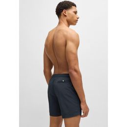 BOSS Herren BOSS Badeshorts &raquo;Octopus&laquo; Mit BOSS Logoschriftzug, elastischer Taillenbund mit Kordel schwarz L, N-Gr