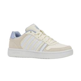 Sneaker K-Swiss "COURT PALISADES", Damen, Gr. 38, egt, wht, skwy, Leder, Schuhe Sneaker
