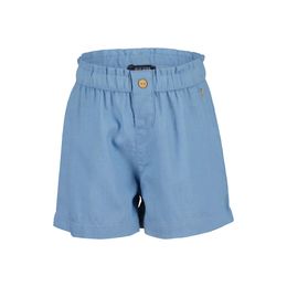 Shorts Blue Seven, M&auml;dchen, Gr. 104, N-Gr, mittelblau, Web, Obermaterial: 100% Baumwolle, Basic ca. Mitte Oberschenkel, Hosen Shorts