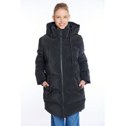 Haily's Steppmantel HAILY&rsquo;S "LS P JK Va44lea", Damen, Gr. XS, schwarz, Steppware, Obermaterial: 100% Polyurethan, unifarben, Po-bedeckend, V-Ausschnitt, M&auml;ntel Steppmantel