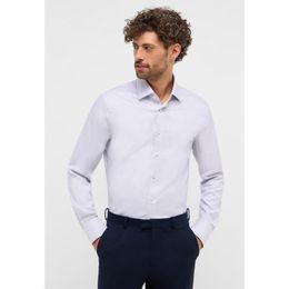 Eterna Herren Langarmhemd &raquo;SLIM FIT&laquo; NON IRON (b&uuml;gelfrei) grau 40, Normalgr&ouml;&szlig;en