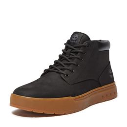 Schn&uuml;rboots Timberland "MAPLE GROVEMID LACE UP SNEAKER", Damen, Gr. 41, schwarz (schwarz nubuck), Leder, Schuhe Schn&uuml;rboots, Winterschuhe, Sneakerboots, Winterboots