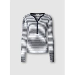Pepe Jeans Damen Langarmshirt &raquo;MEG&laquo; mit Knopfleiste XS