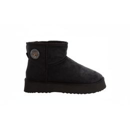 O`Neill Winterstiefel O'NEILL "BESIANA PLATFORM WOMEN MID", Herren, Gr. 42, triple schwarz, Synthetik, Schuhe Winterstiefel, Winterschuhe, Winterboots, Snowboots mit Plateau-Sohle