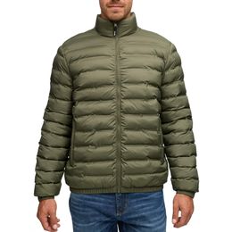 Steppjacke INDICODE "INBjarne", Herren, Gr. XL, army, Web, Obermaterial: 100% Polyester, regular fit, Jacken Steppjacke